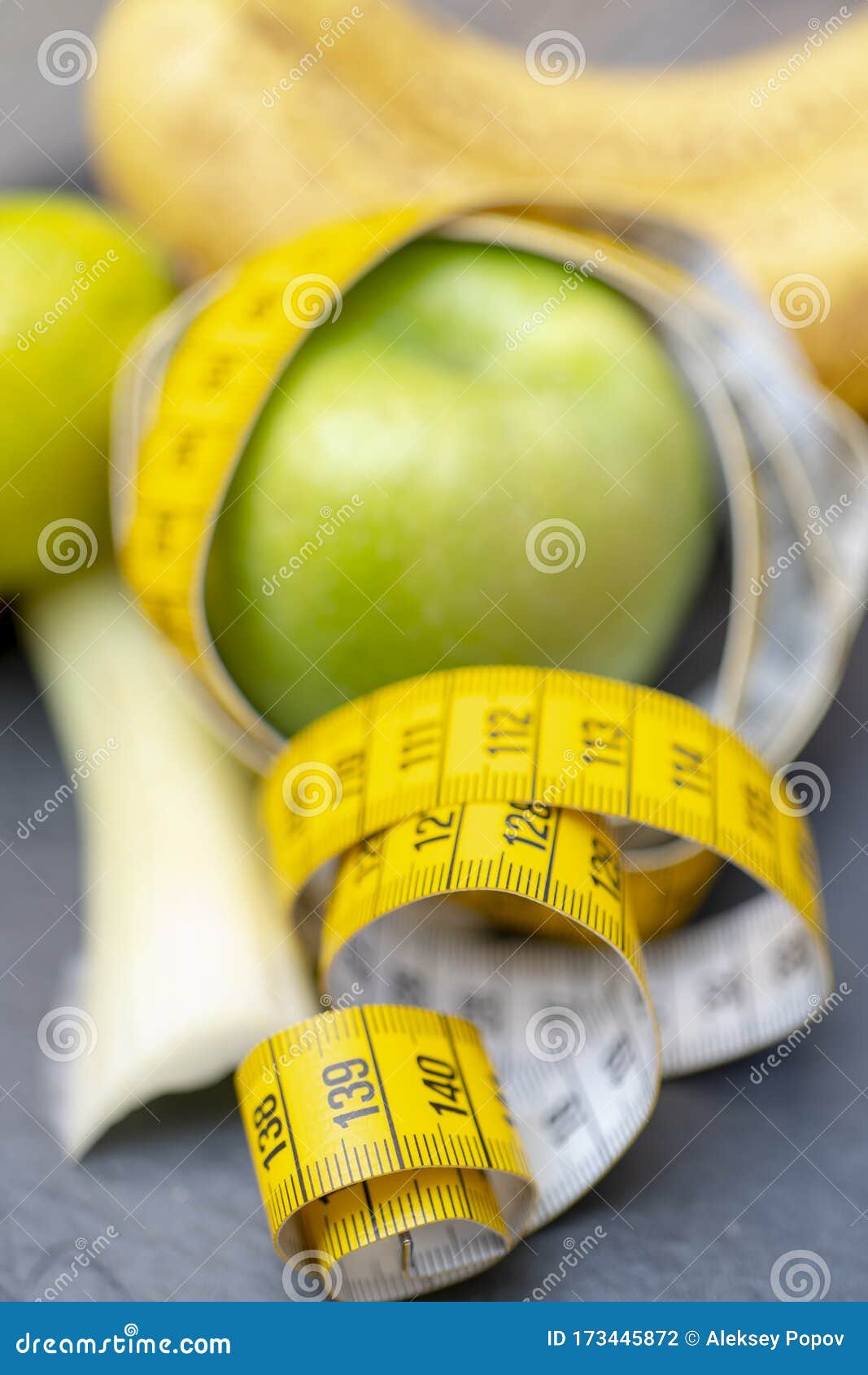 Measuring Tape for Measuring the Circumference Stock Photo - Image of ...