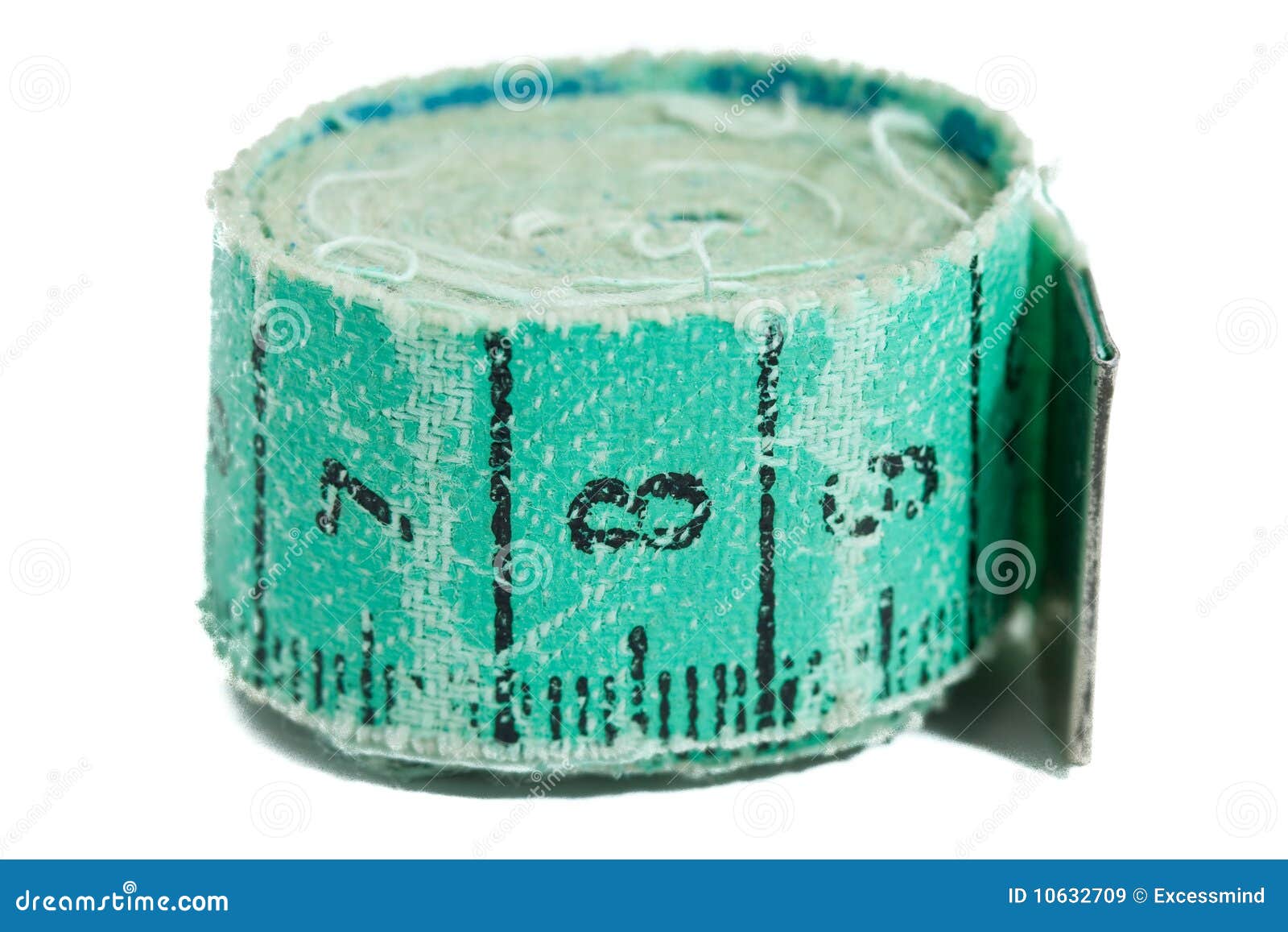 Measuring tape on a roll stock image. Image of number - 10632709