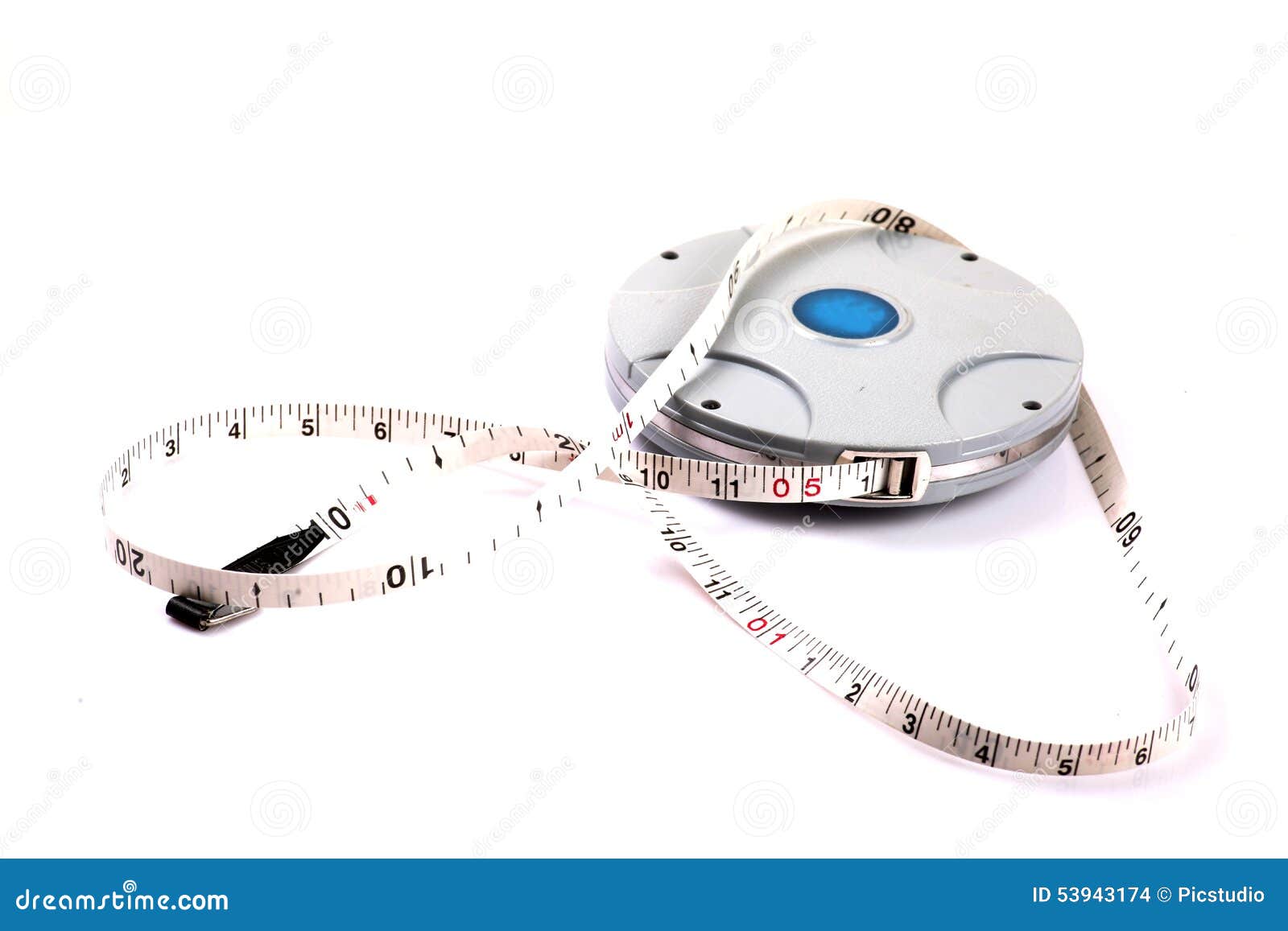 Measuring tape roll stock photo. Image of scale, branded - 53943174