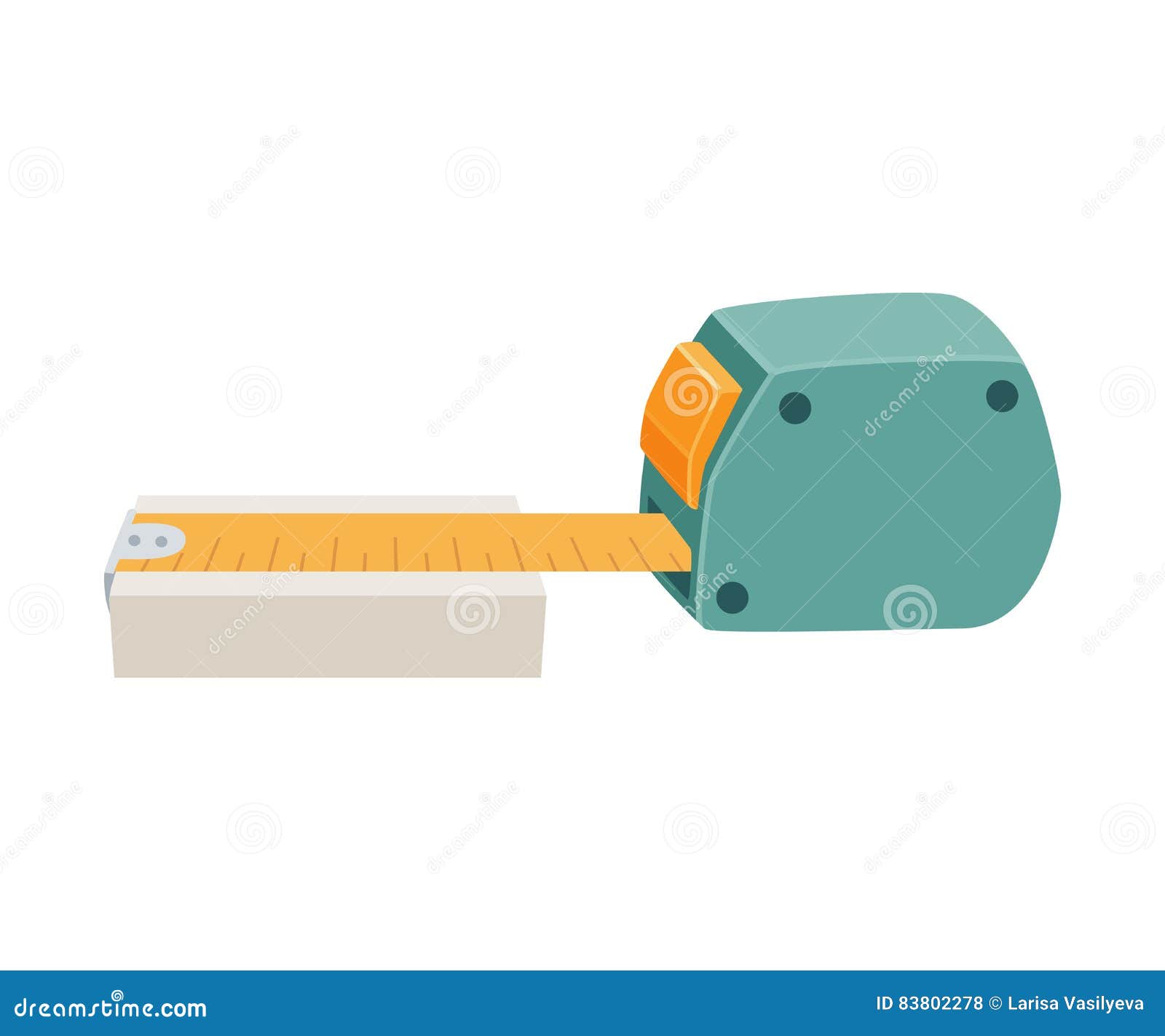 Measuring Tape Ruler Vector Illustration | CartoonDealer.com #83802278