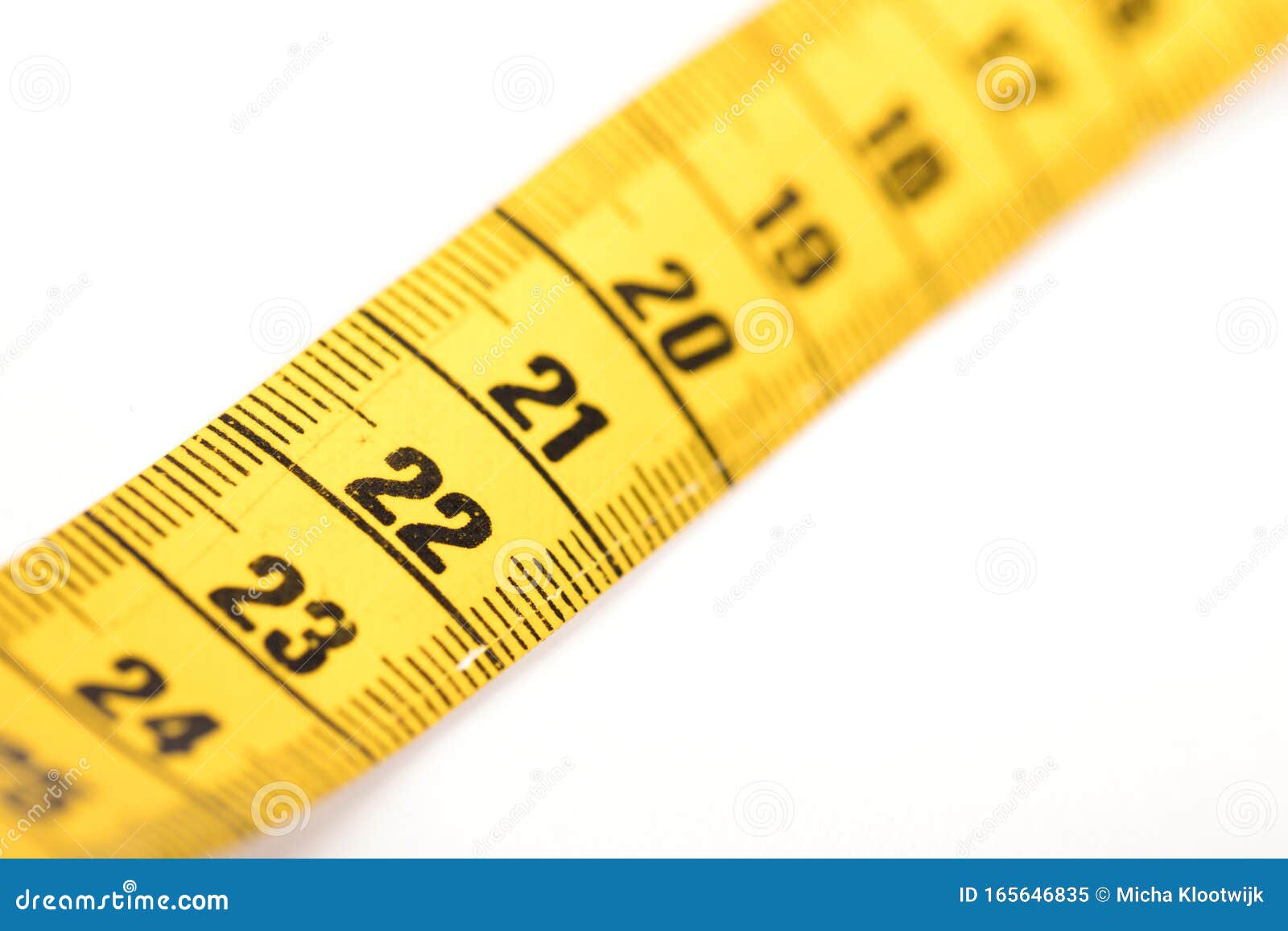 Measuring Tape, Selective Focus on 22 Stock Image - Image of instrument ...