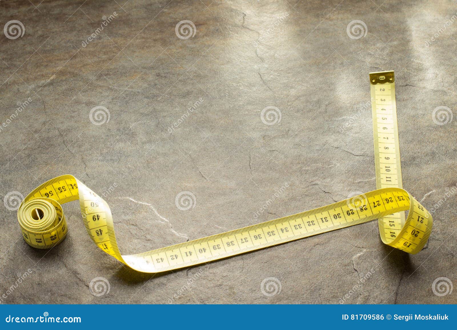 Measuring tape on table stock photo. Image of fabric - 81709586