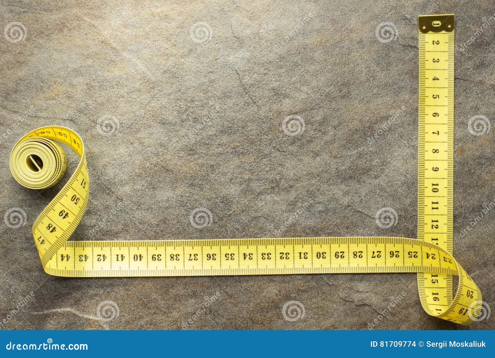 Measuring tape on table stock photo. Image of line, table - 81709774