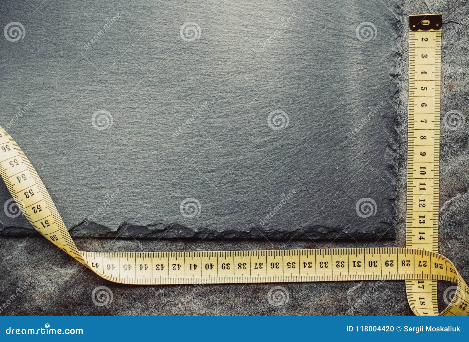 Measuring tape on table stock photo. Image of atelier - 118004420
