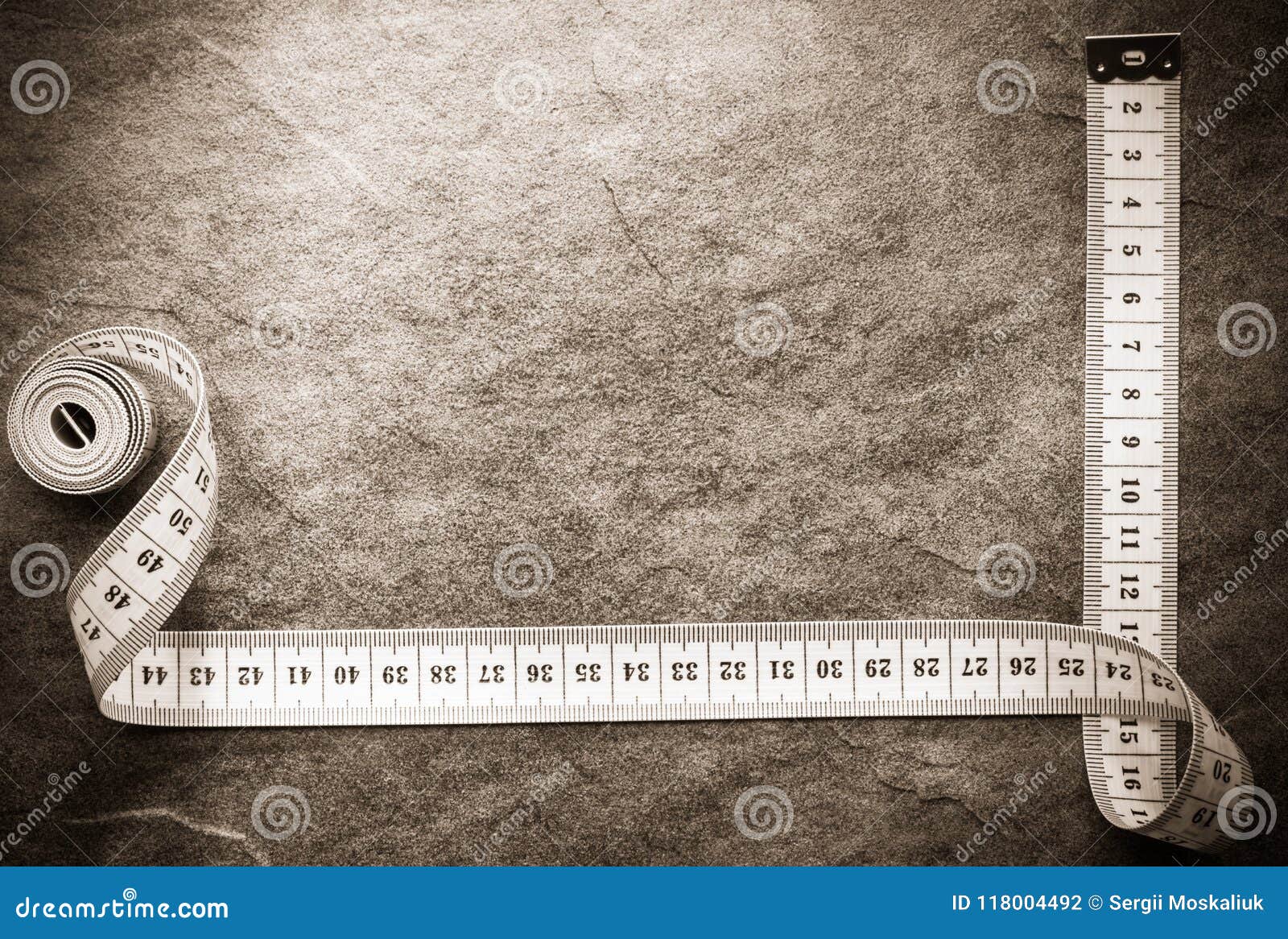 Measuring tape on table stock photo. Image of dress - 118004492