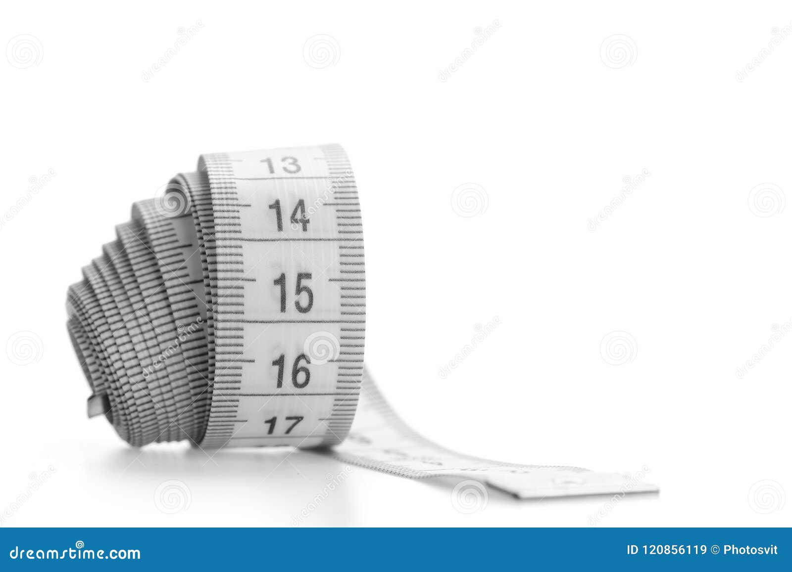 Measuring Tape of Tailor with Indicators in Form of Centimeters. Stock ...