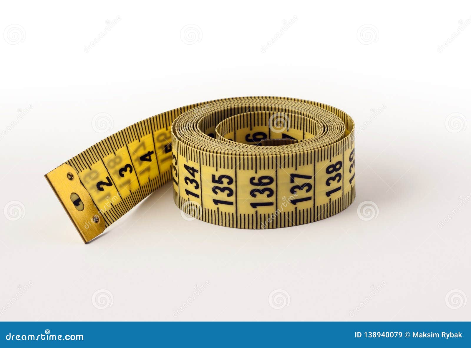 Measuring Tape of the Tailor Stock Image - Image of measurement ...