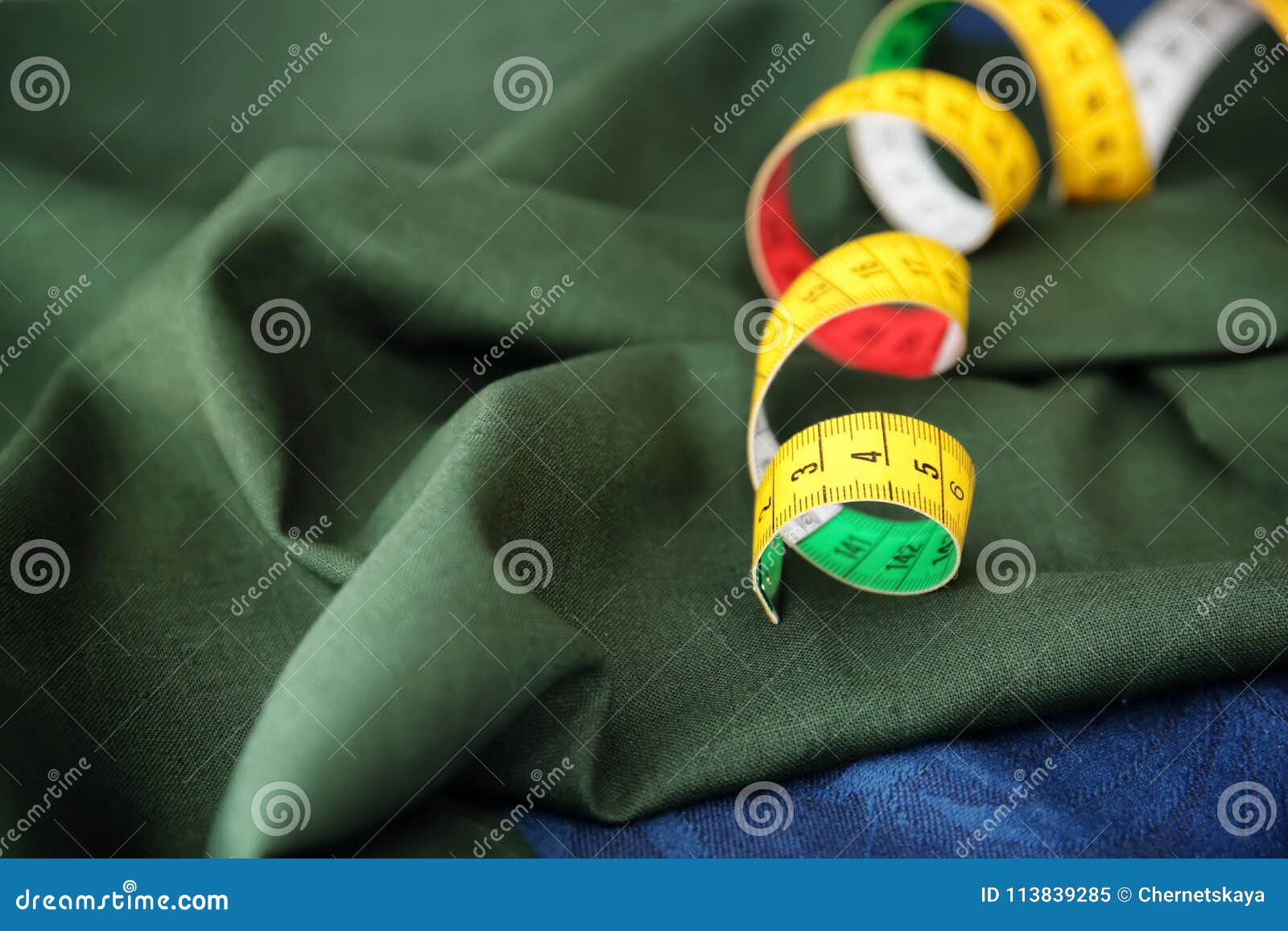 Measuring Tape for Tailoring Stock Image - Image of clothier ...