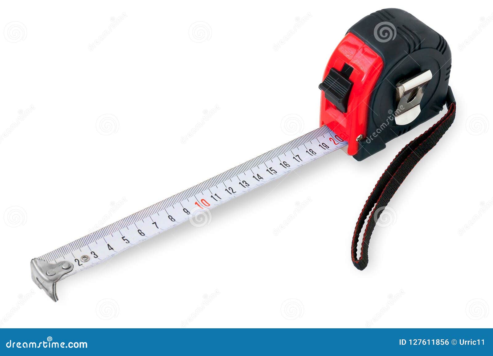Measuring Tape with Strap, Extended by 20 Cm Stock Photo - Image of ...