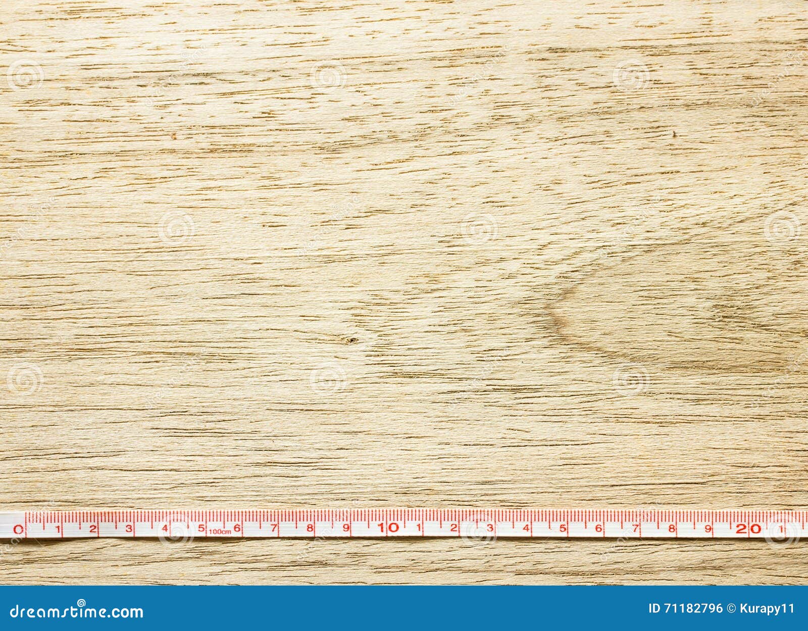 Measuring Tape on Wooden Table Stock Photo - Image of project ...