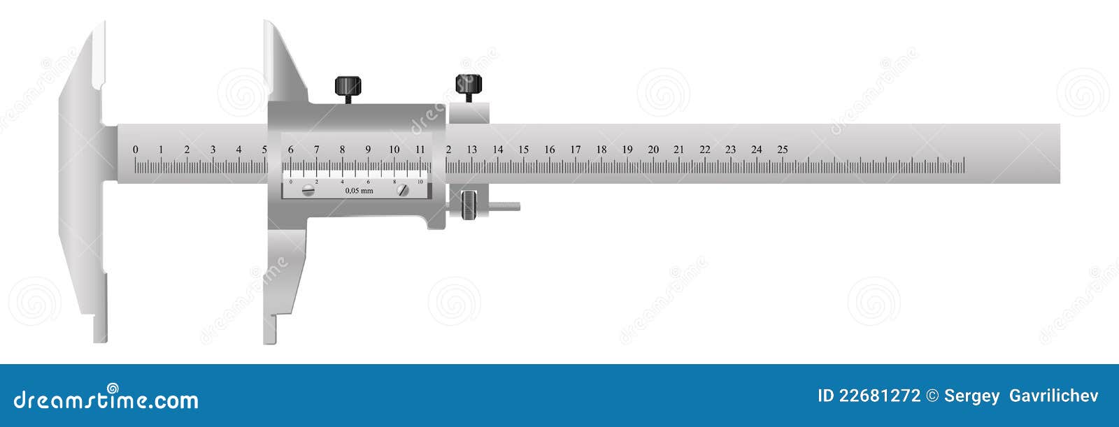 The measuring tool stock vector. Illustration of object - 22681272