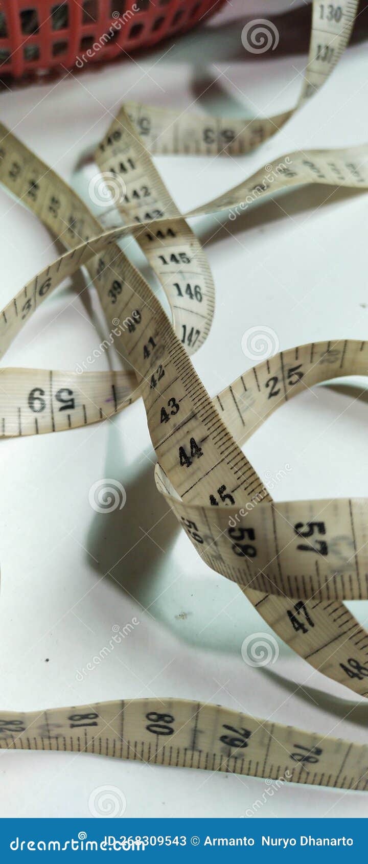 Measuring Tool that is Often Used by Tailor Stock Image - Image of hand ...