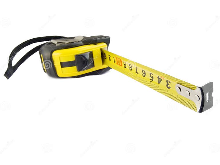 The Measuring Tool a Roulette Stock Image - Image of instrument, metric ...