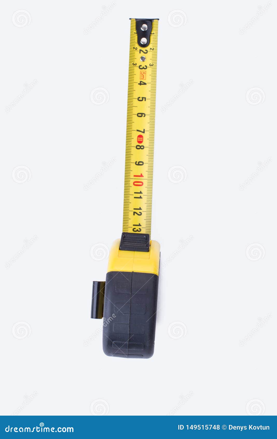 Measuring Tool on White Background. Stock Photo - Image of metric ...