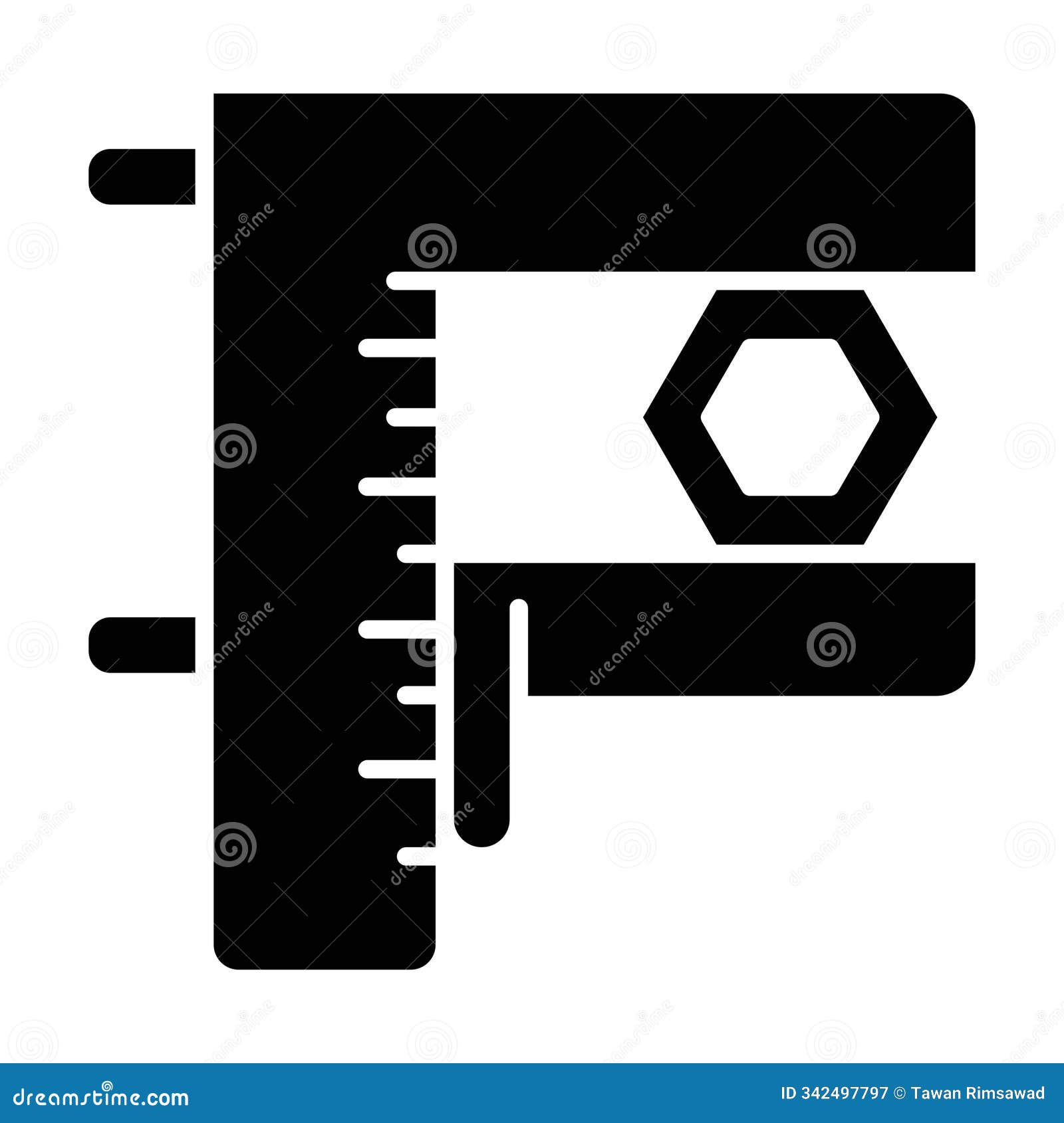 Measuring Tools Icon Vector Stock Vector - Illustration of design ...