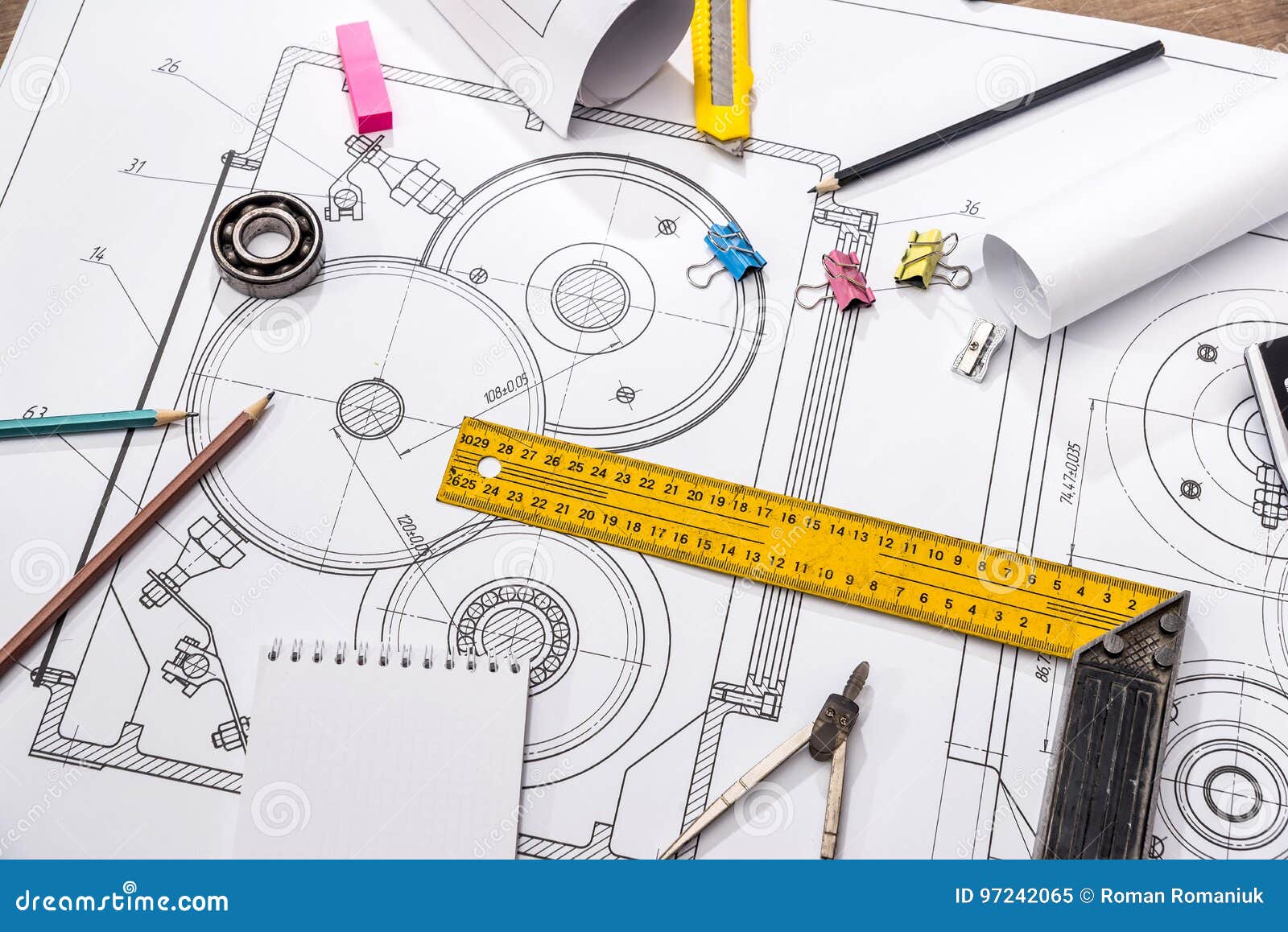 Technical Drawing Tools Wallpaper