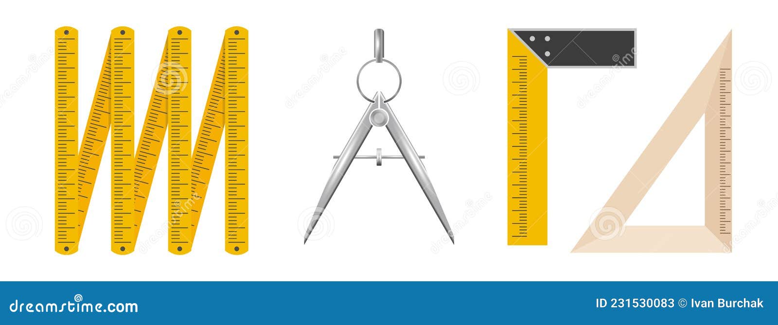 Measuring Tools Linear Icons Set Cartoon Vector | CartoonDealer.com ...