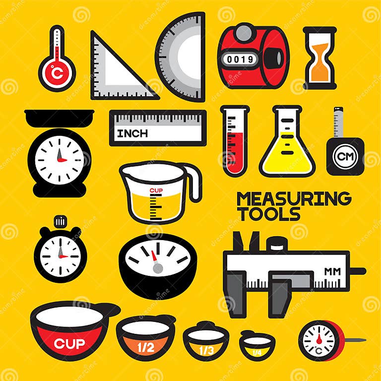 MEASURING TOOLS stock vector. Illustration of measure - 51664565