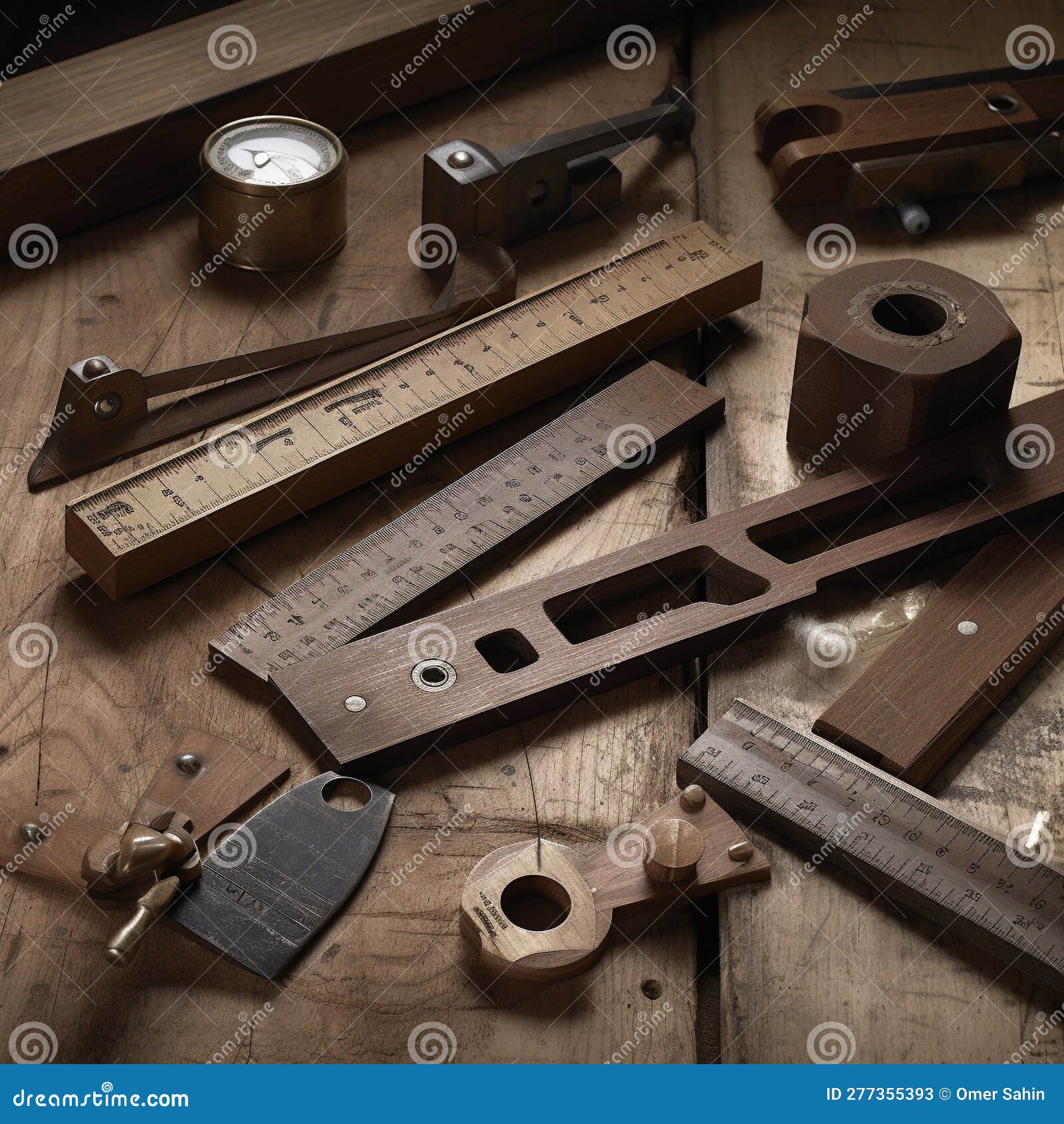Measuring Tools Showcase Image Stock Illustration - Illustration of ...