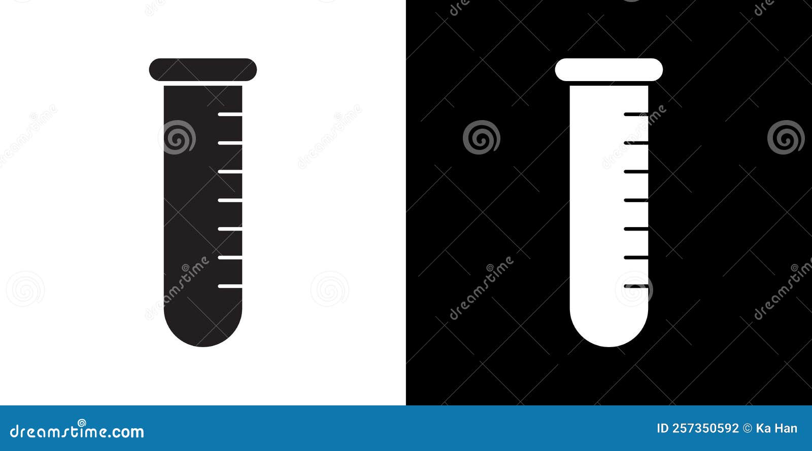 Measuring Tube Icon Vector in Clipart Style Stock Vector - Illustration ...