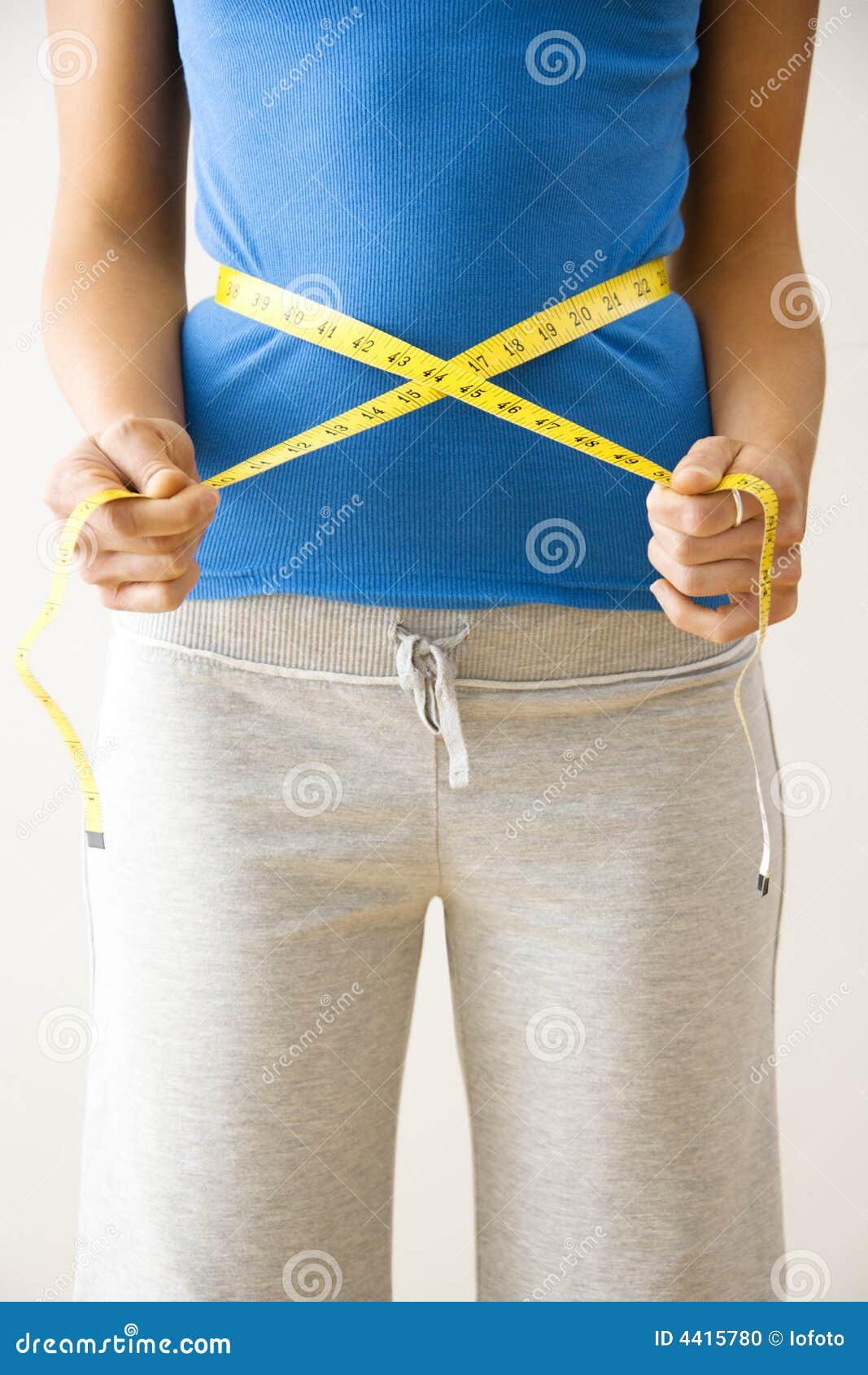 Measuring waist stock photo. Image of adult, health, weight - 4415780