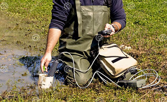 Measuring water quality stock photo. Image of quality - 24019294