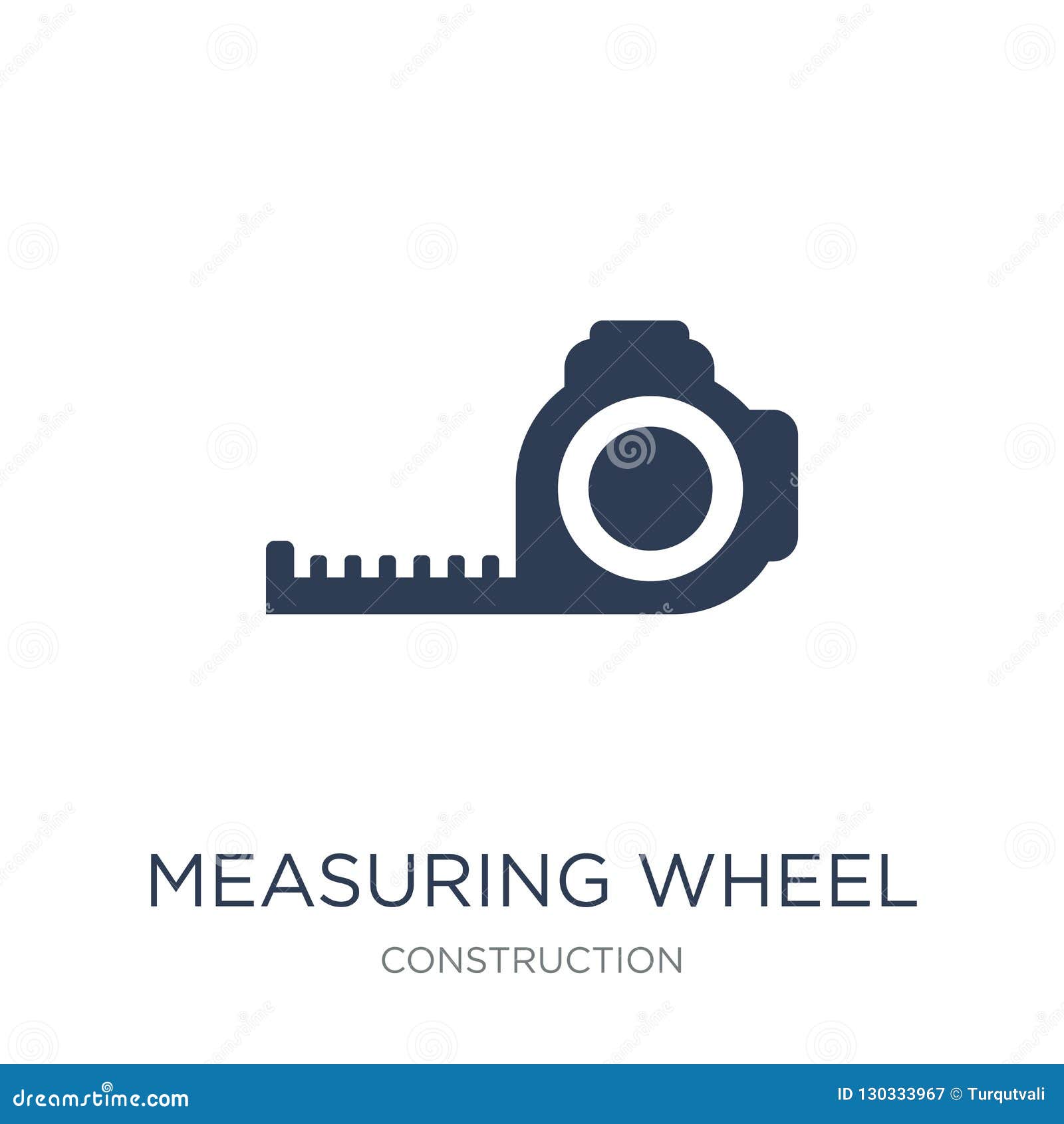 Measuring Wheel Icon. Trendy Measuring Wheel Logo Concept On White ...