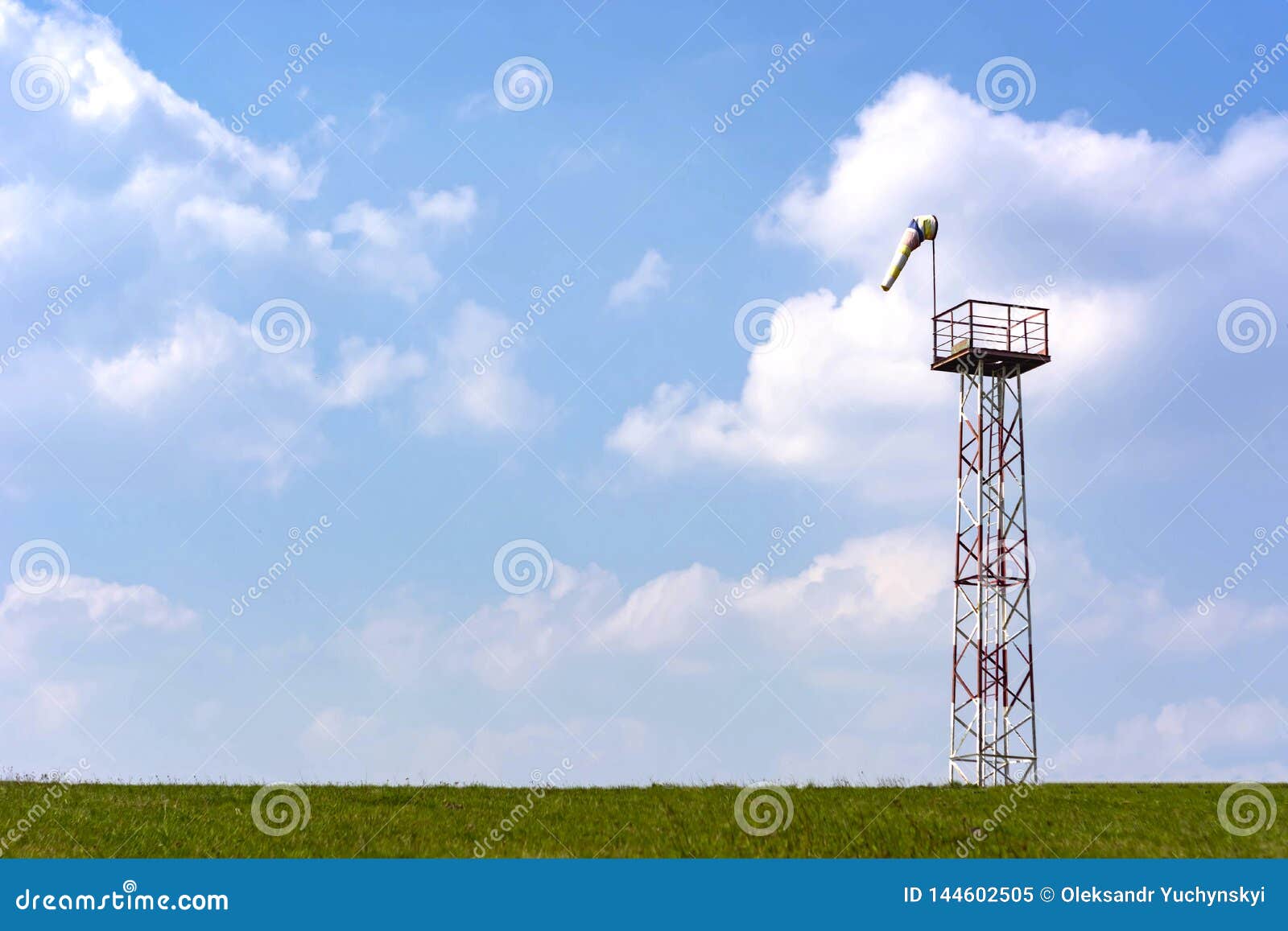 Measuring Wind Force and Direction Using a Cone Stock Image - Image of ...