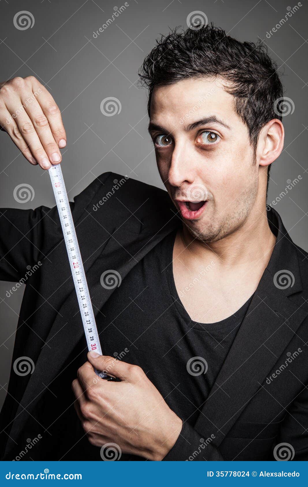 Measuring stock photo. Image of eyes, bizarre, expression - 35778024