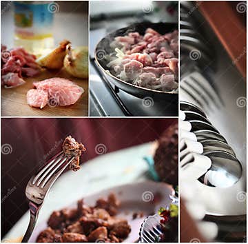 Meat stock image. Image of fried, vegetables, dish, appetite - 22790821