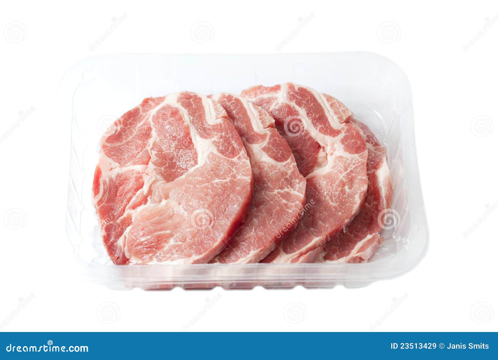 Meat. stock image. Image of plastic, fresh, container - 23513429