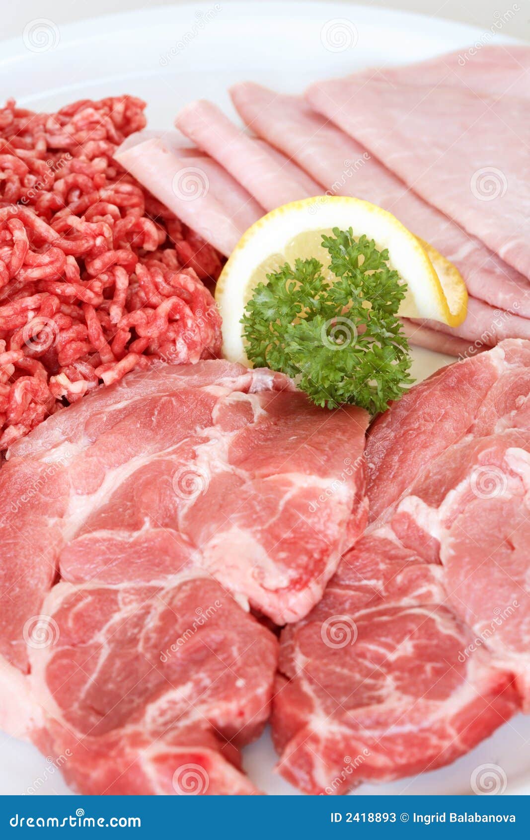 Meat stock image. Image of cooking, grilled, dinner, grill - 2418893