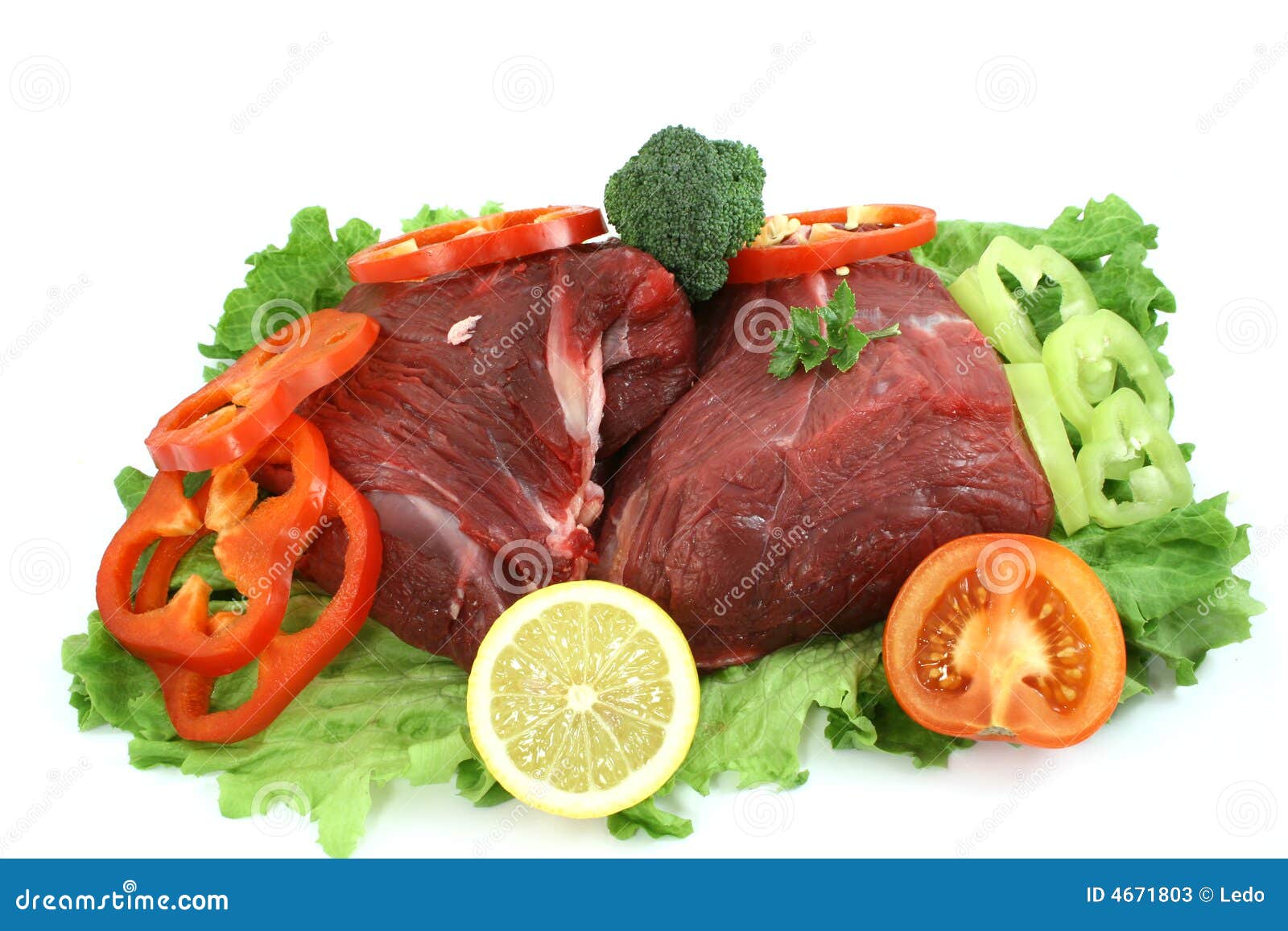 Meat stock image. Image of sliced, uncooked, meat, fresh - 4671803