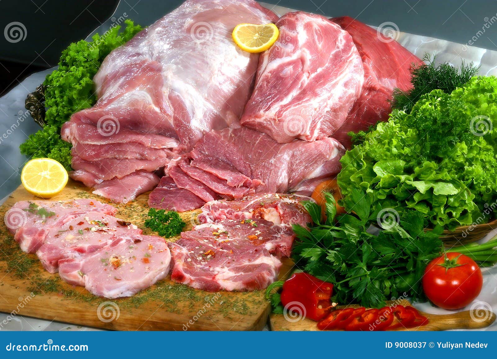 Meat stock image. Image of nourishing, feed, color, pepper - 9008037