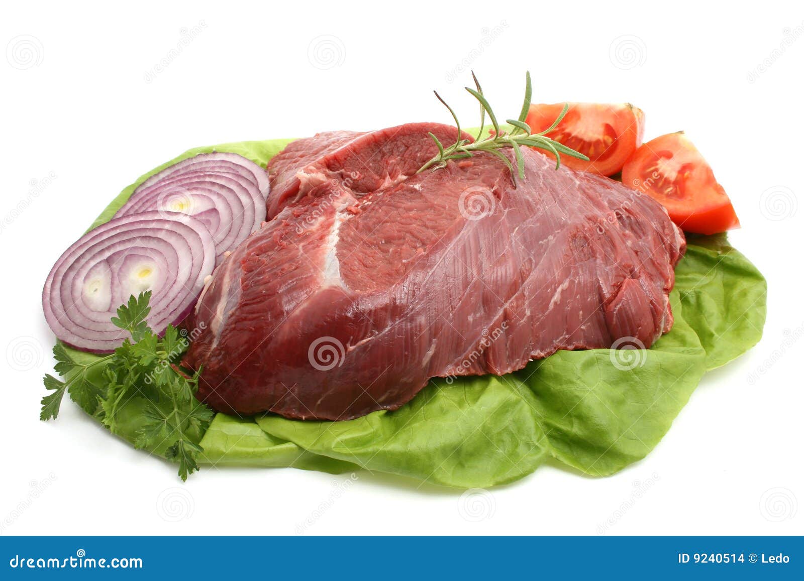 Meat stock photo. Image of meat, salad, isolated, uncooked - 9240514