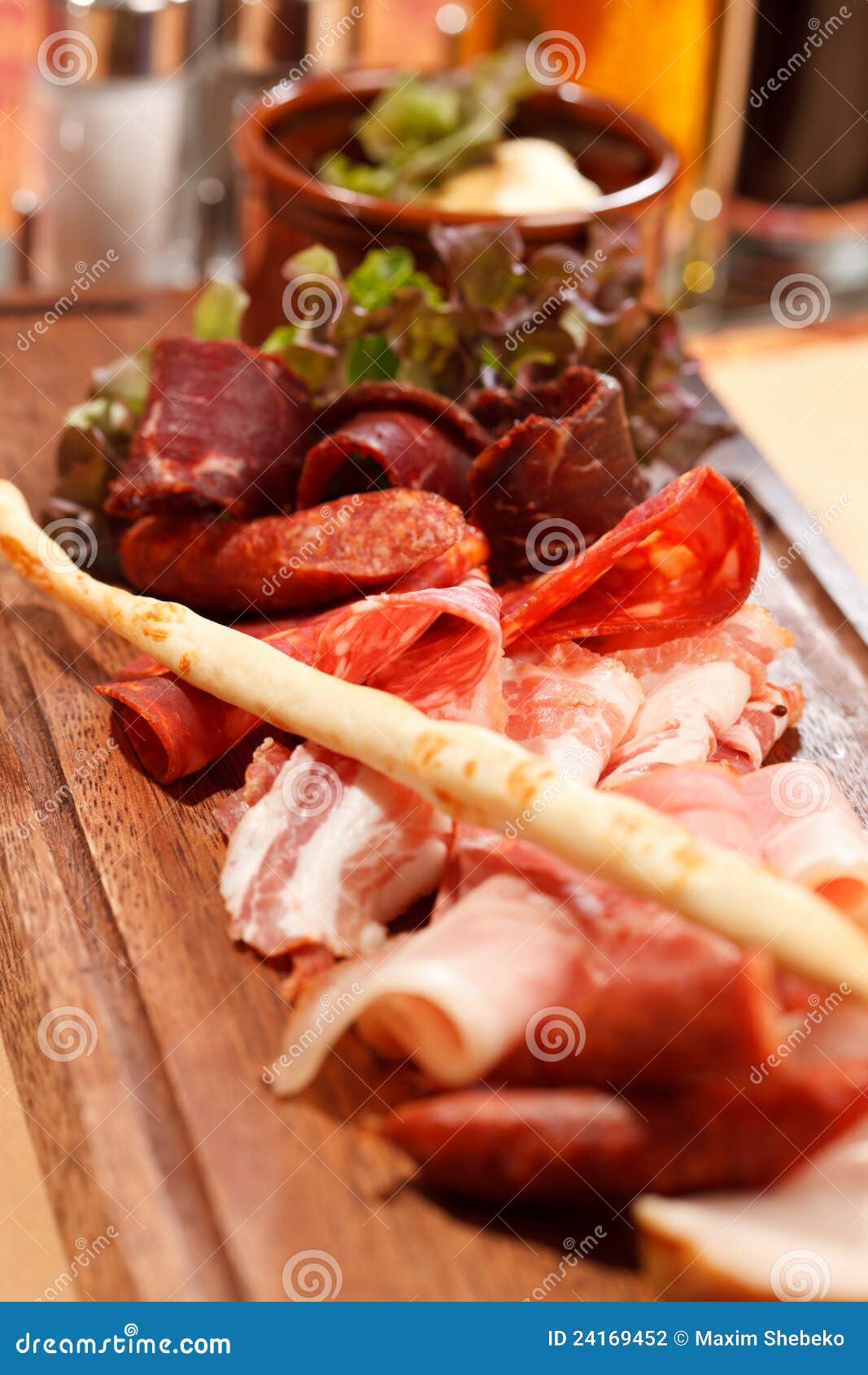 Meat appetizers stock photo. Image of smoked, herb, pork - 24169452