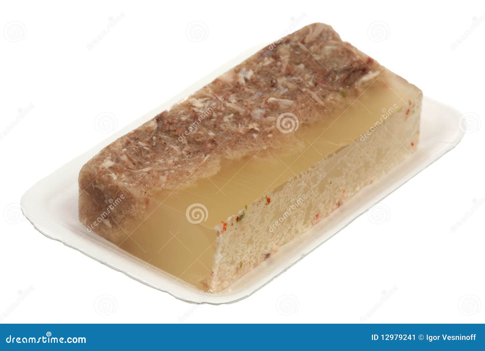 Meat in aspic stock image. Image of jelly, aspic, tasty - 12979241