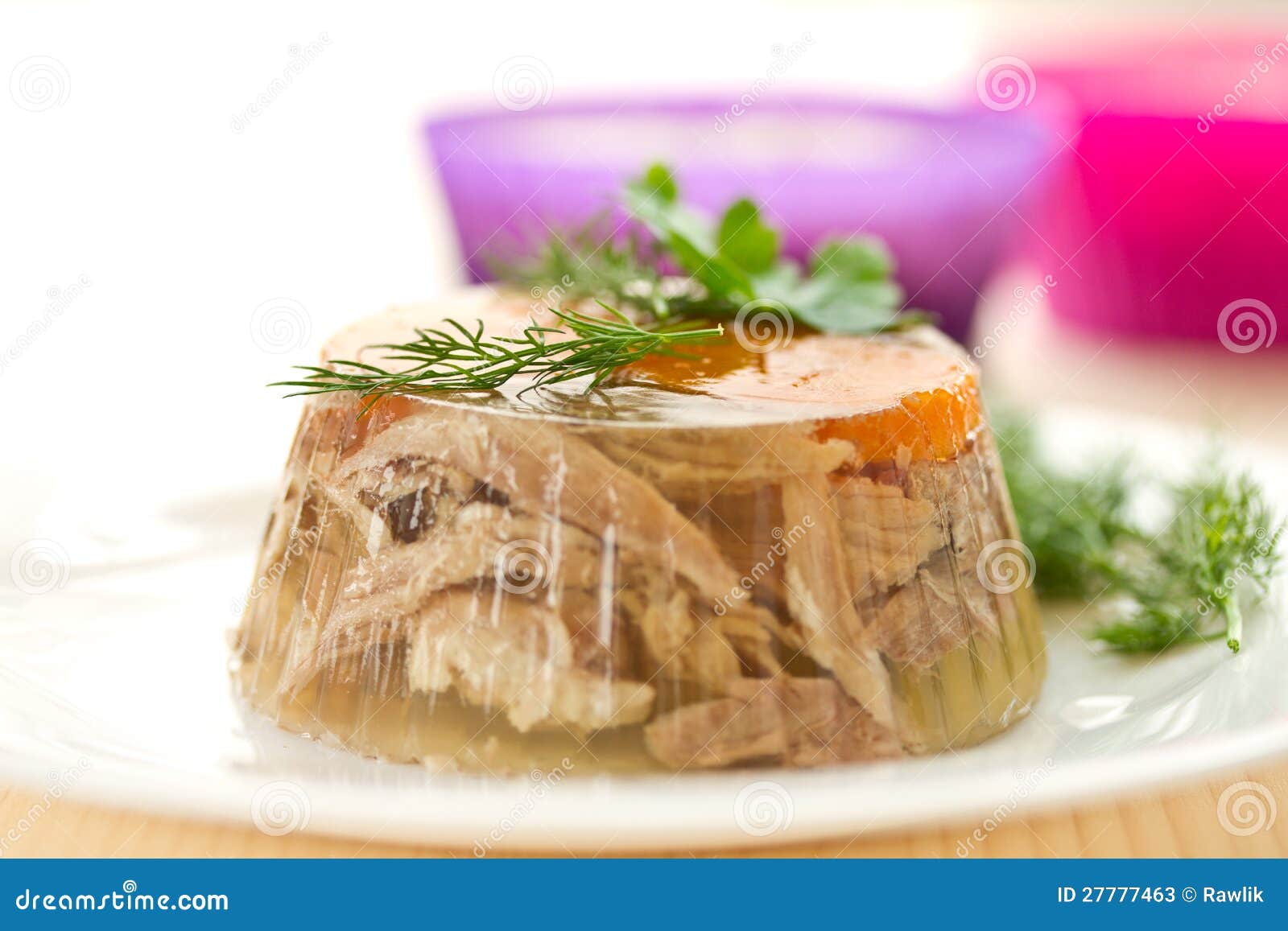 Meat aspic stock image. Image of jelly, cooked, jellied - 27777463