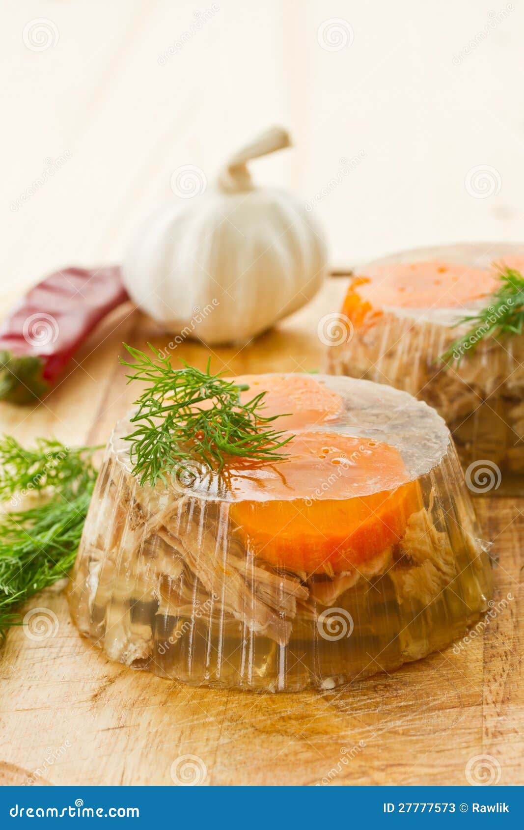 Meat aspic stock image. Image of boiled, delicious, cooked - 27777573