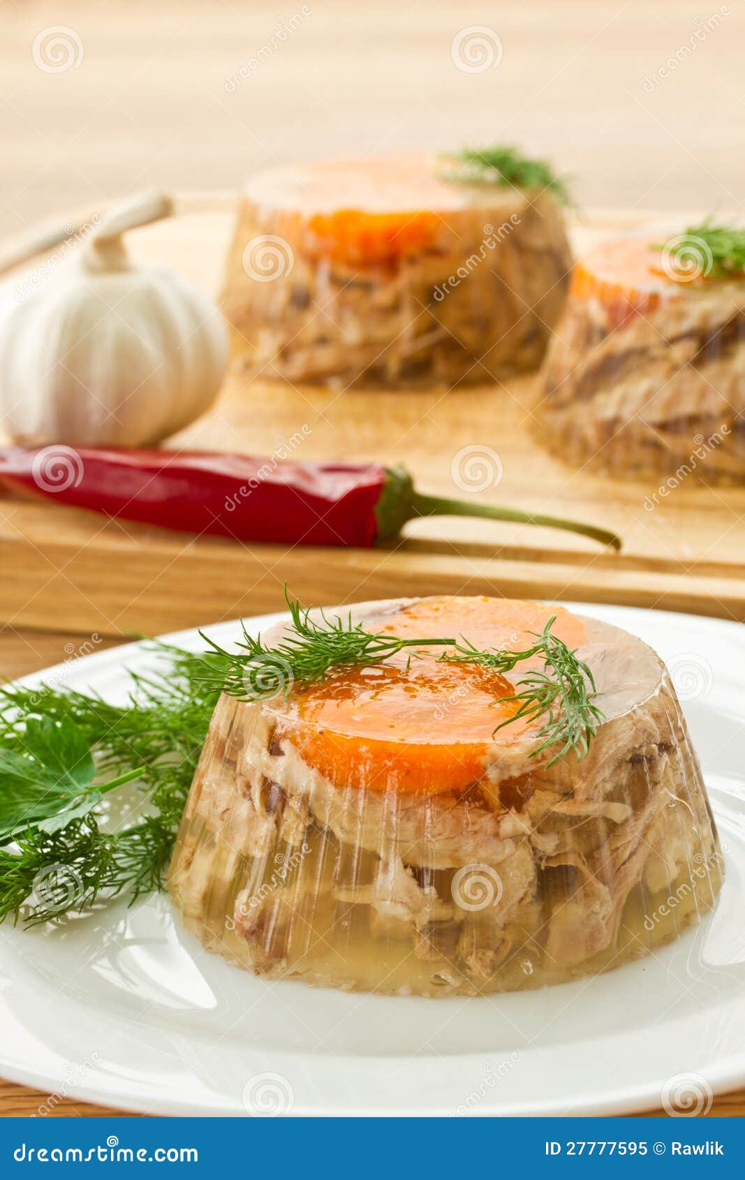 Meat aspic stock image. Image of dinner, fresh, cooking - 27777595