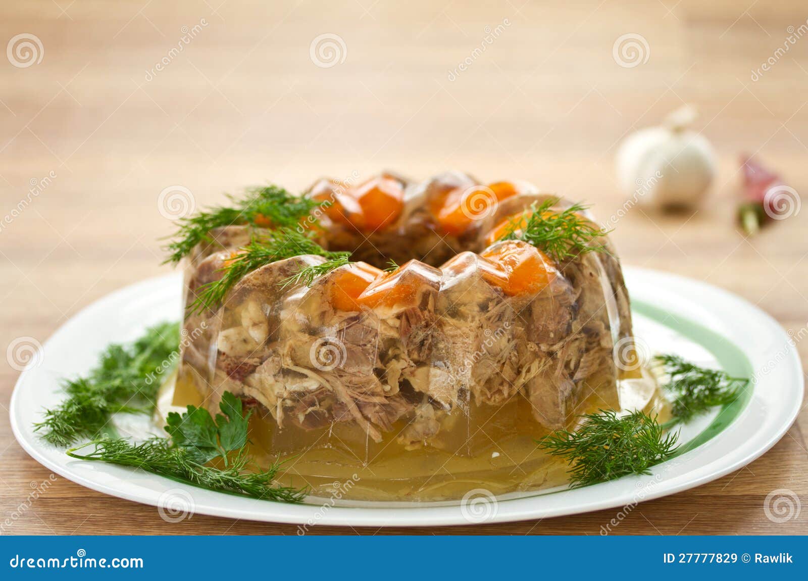 Meat aspic stock image. Image of delicacy, closeup, homemade - 27777829