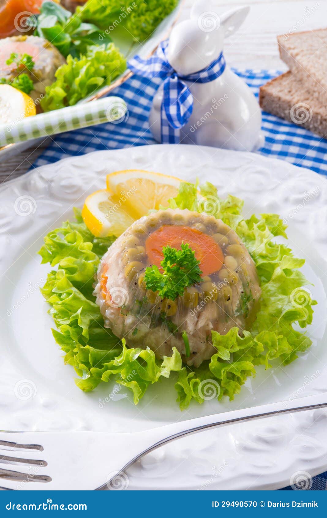 Meat aspic stock photo. Image of cold, delicious, dinner - 29490570