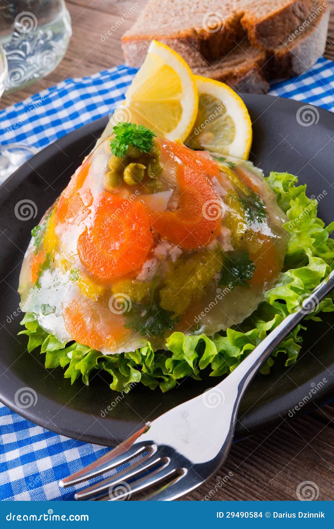Meat aspic stock photo. Image of dinner, fresh, aspic - 29490584