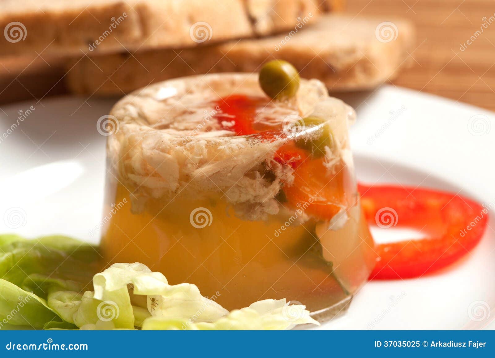 Meat aspic stock image. Image of diet, bean, delicacy - 37035025