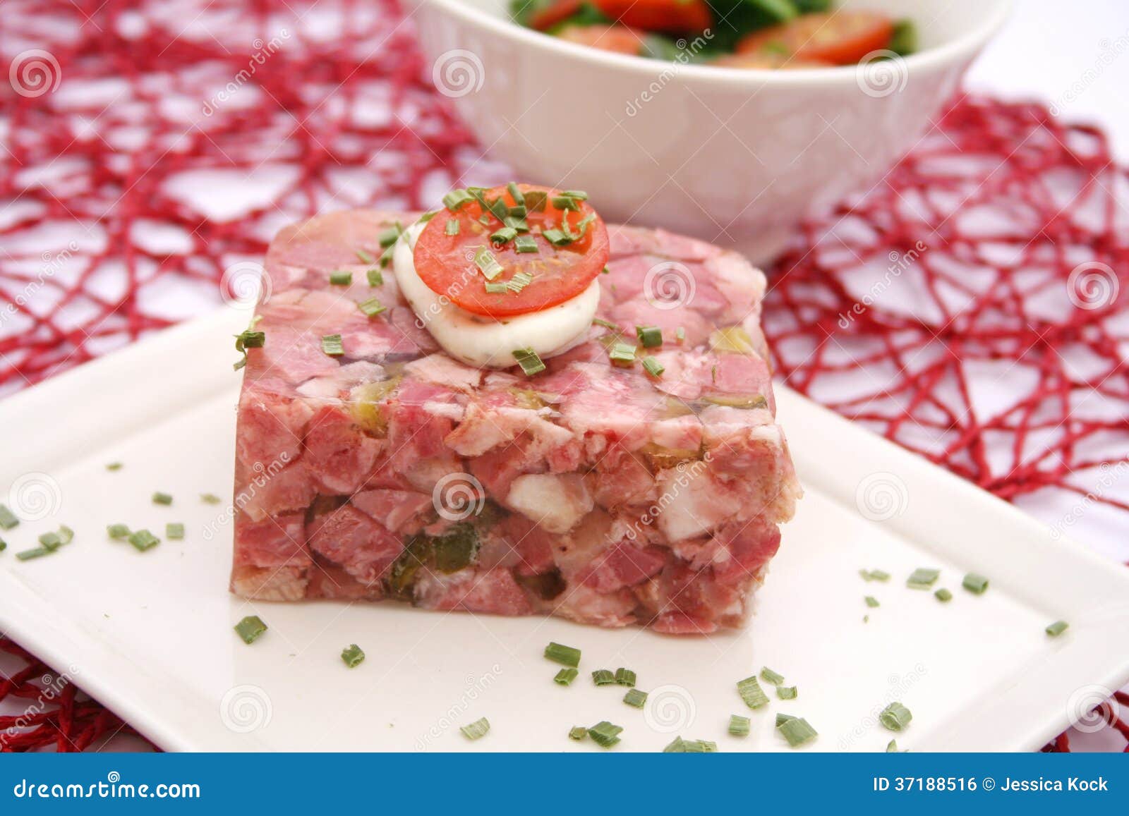 Meat in aspic stock photo. Image of snack, dinner, meal - 37188516
