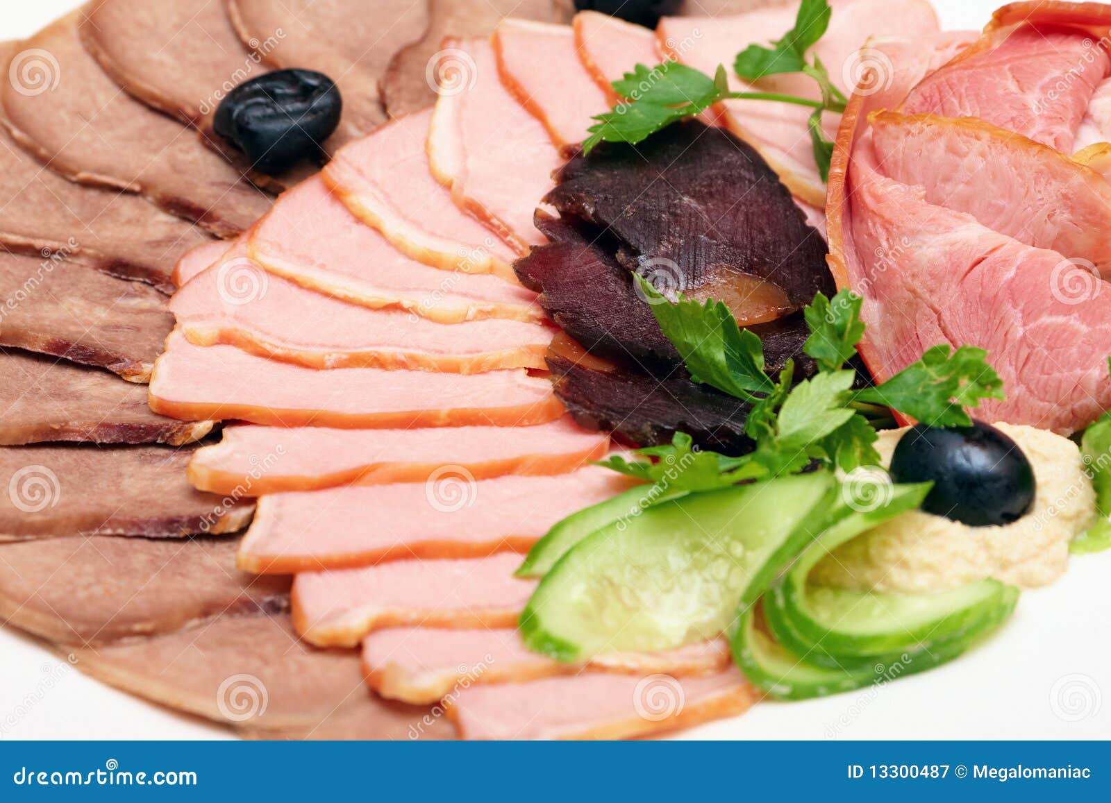 Meat assortment stock image. Image of leaf, beautiful - 13300487