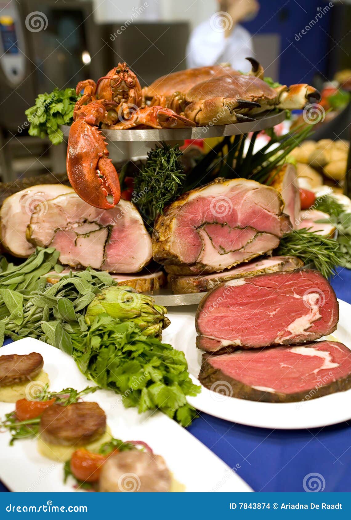 Meat assortment stock photo. Image of lunch, chef, gourmet - 7843874