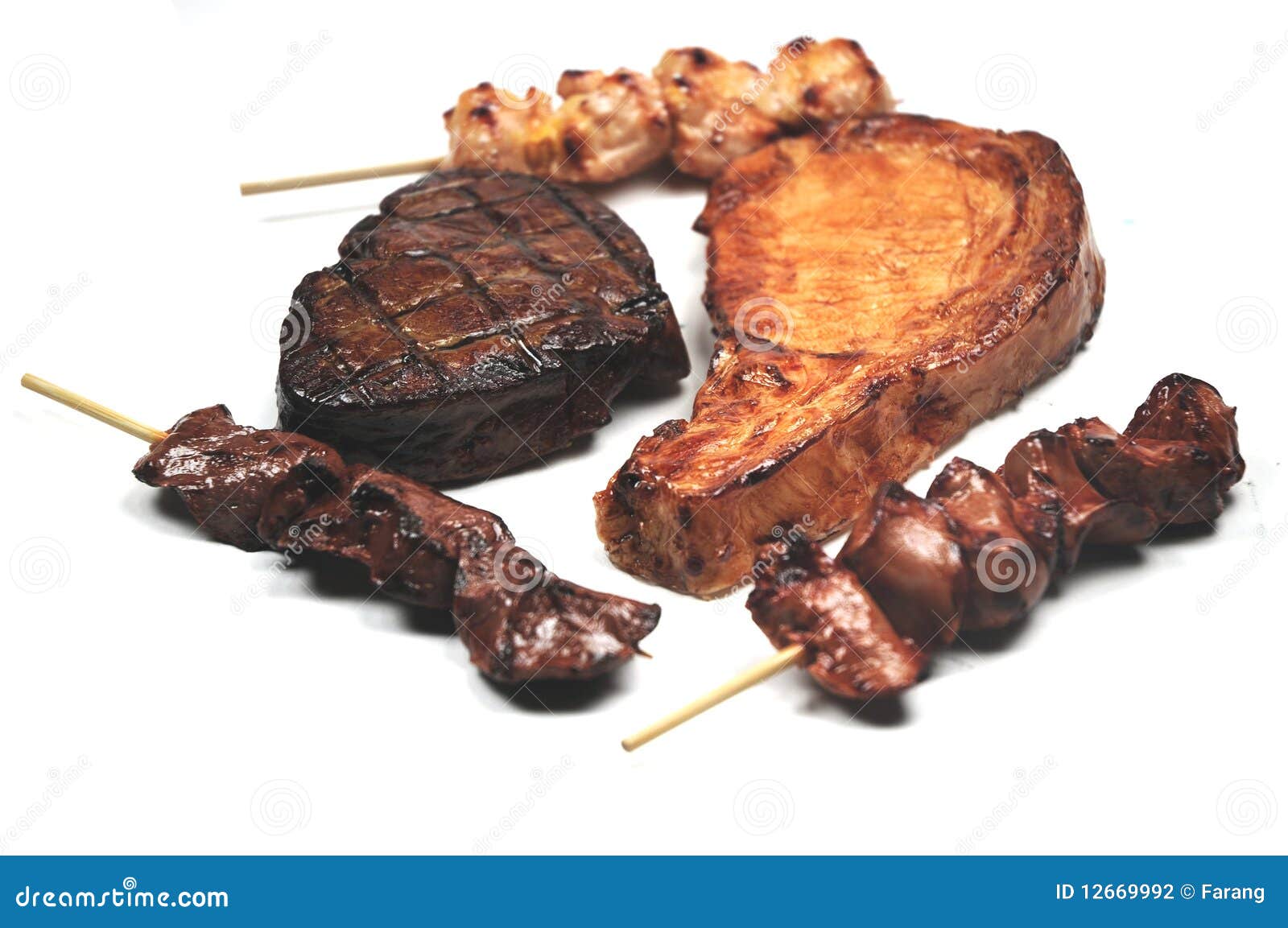 Meat background stock photo. Image of food, grilled, meal - 12669992