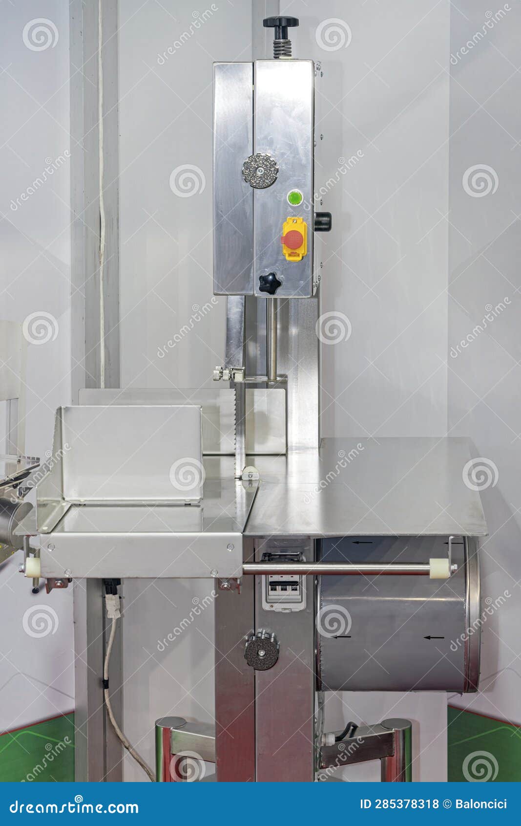 Meat Band Saw Machine stock photo. Image of stainless - 285378318