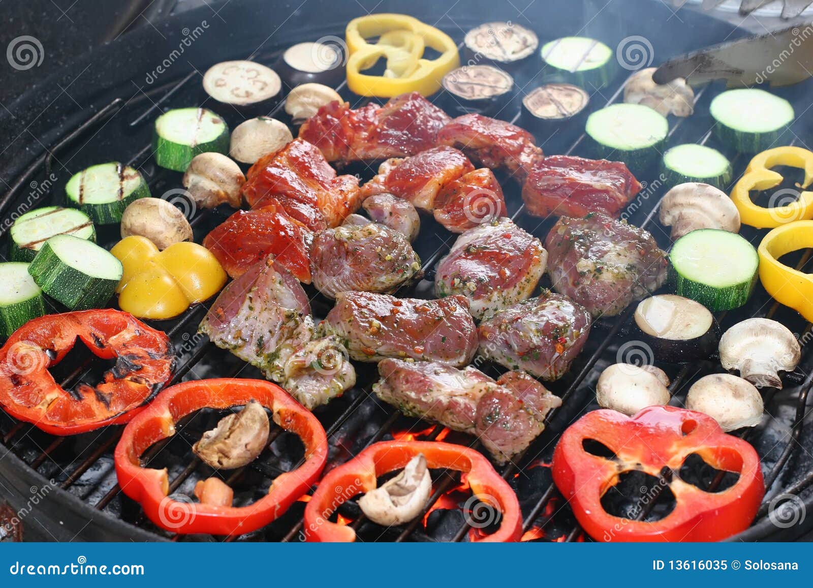 Meat barbeque stock image. Image of meal, meat, rest - 13616035